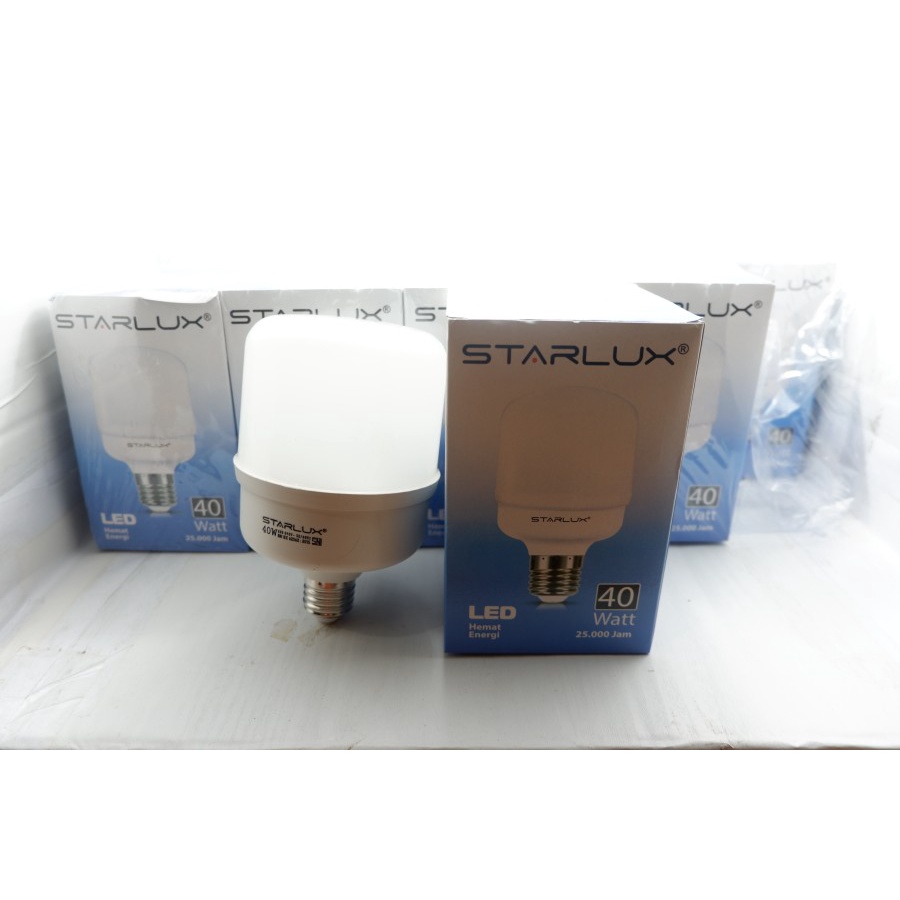 Jual Bohlam Lampu LED 40 Watt Starlux Cahaya Putih SNI | Shopee Indonesia
