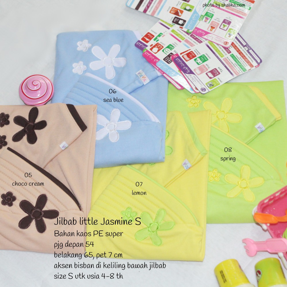 Jual Jilbab Muthi bunga M Jilbab jasmine M Jilbab kaos ABG Jilbab anak ...