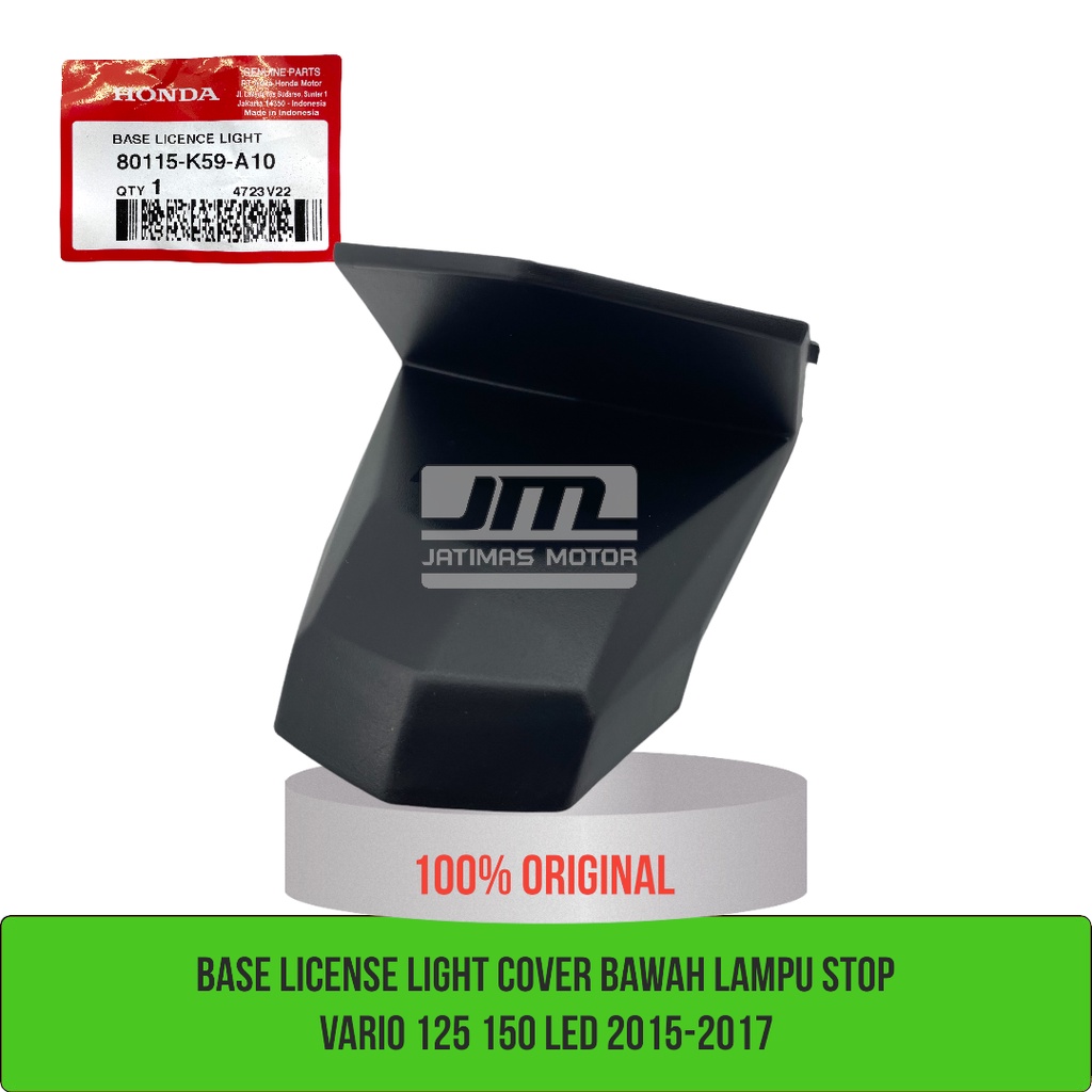 Jual Base license light cover bawah lampu stop vario 125 150 LED 2015 ...