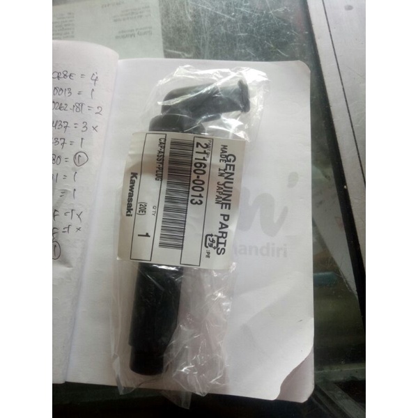 Jual Cangklong busi tutup busi ninja 250 original kawasaki | Shopee ...