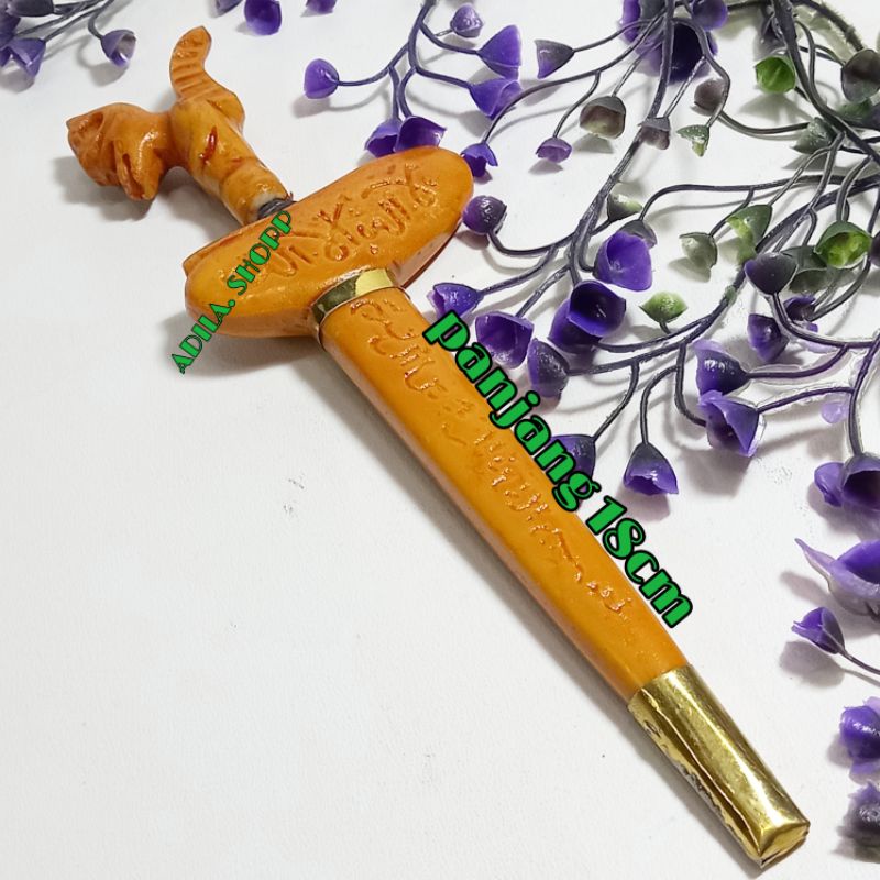Jual KERIS LAMPIR WARNA KUNING PANJANG 18CM | Shopee Indonesia
