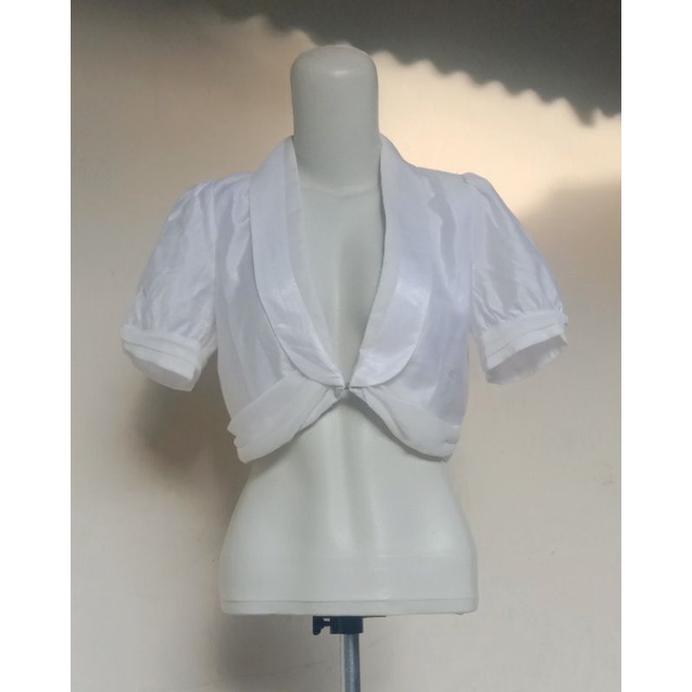 Jual CARDI CROP PUTIH GLITER | Shopee Indonesia