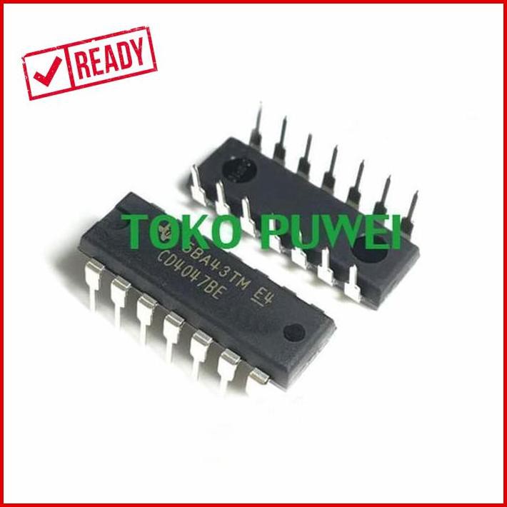 Jual Cd4047 Cd4047B Cd4047Be Low Power Monostable Astable Multivibrator ...