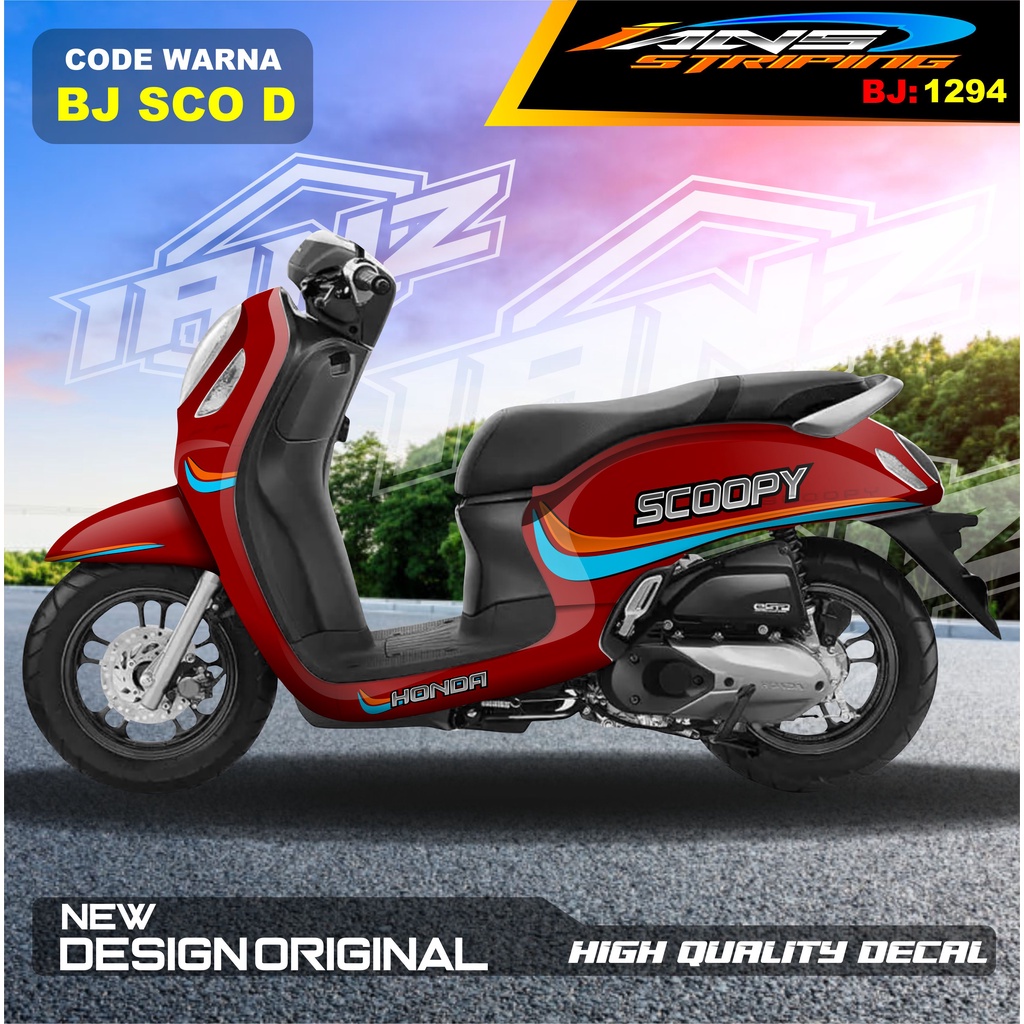 Jual DECAL STIKER HONDA SCOOPY FULL BODY / STICKER VARIASI SCOOPY MODEL ...
