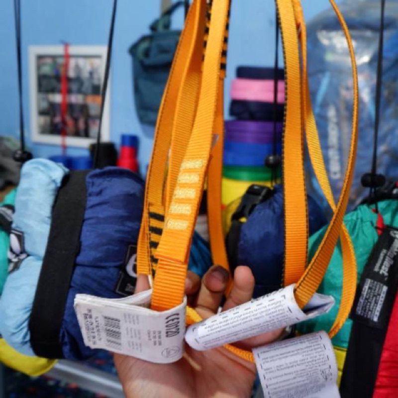 Jual beal flat sling webbing rock climbing safety nylon pengaman ...