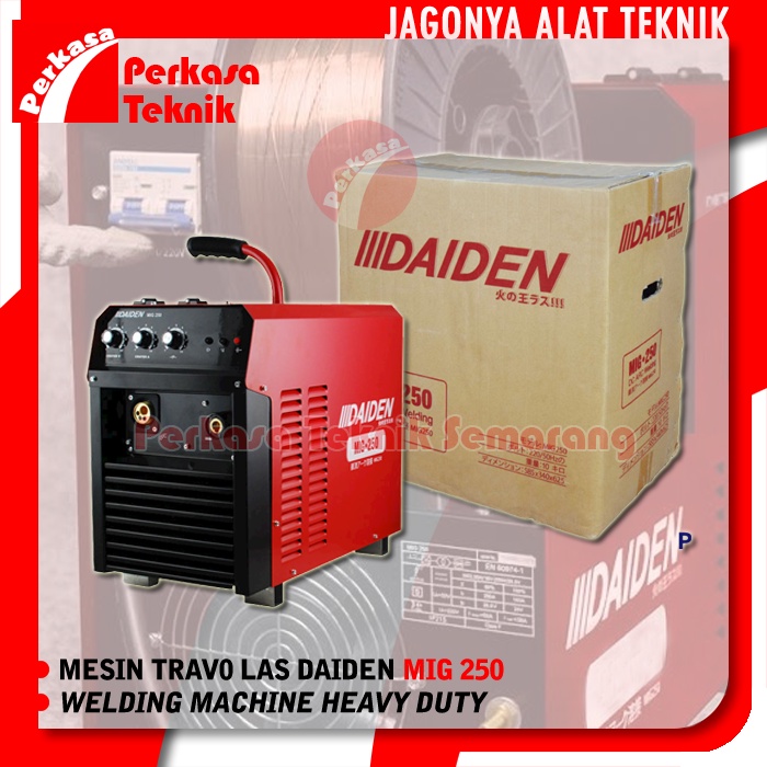 Jual DAIDEN MIG250 TRAVO LAS INVERTER CO 2 MIG 250 GAS WELDING CO2 250A | Shopee Indonesia