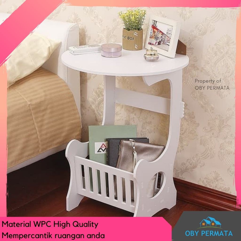 Jual Rak Meja Portable Mini Bulat Minimalis Kecil Praktis Untuk Kopi ...