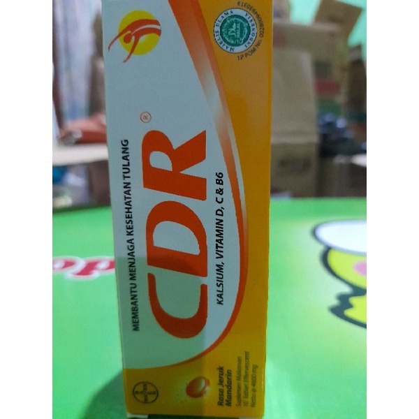 Jual CDR Suplemen Kalsium rasa Jeruk isi 10 tablet | Shopee Indonesia