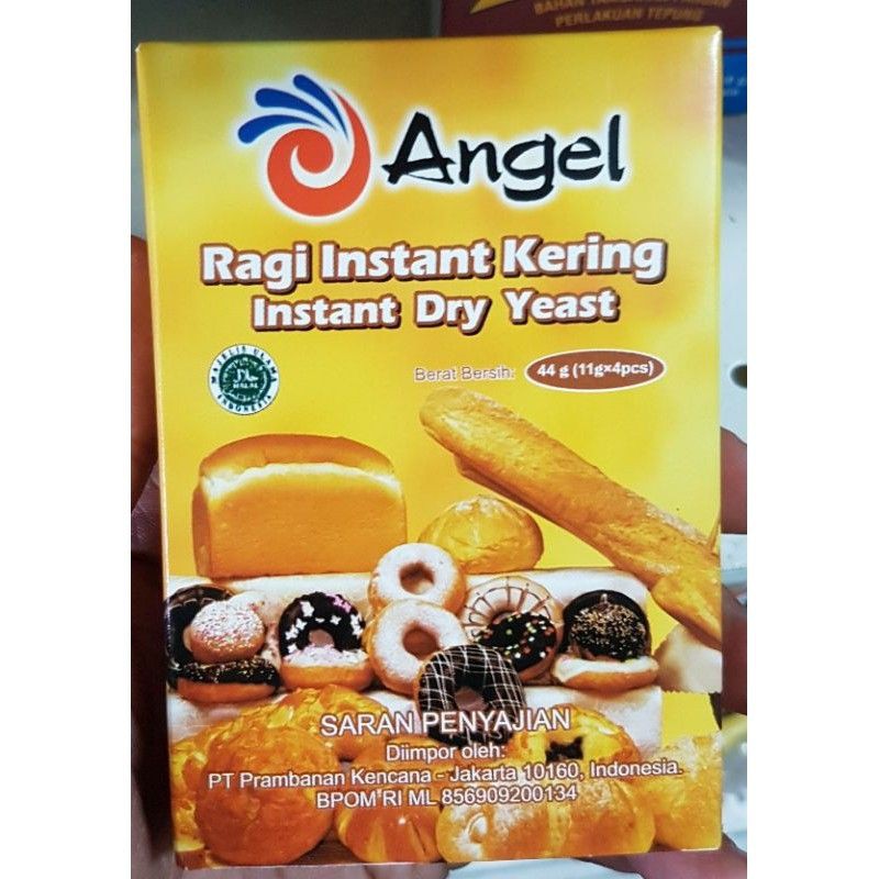 Jual 1 Sachet ANGEL Ragi Instant Kering 11gr - Instant Dry Yeast ...