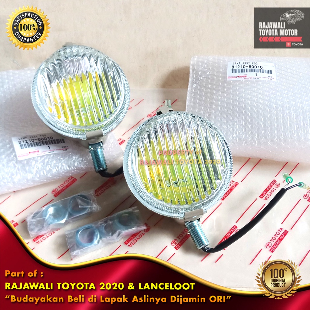 Jual Fog Lamp Hardtop FJ40 & BJ40 Lampu Kabut Bulat Kuning Bemper Depan ...