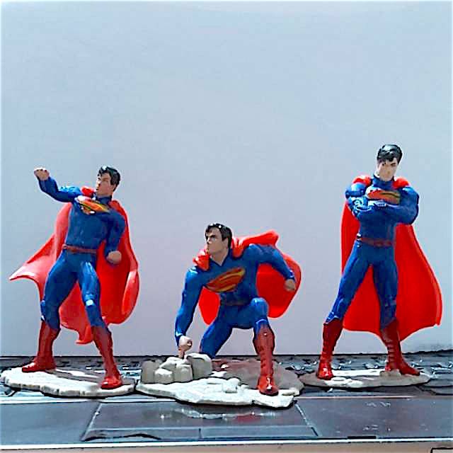 Jual Topper Cake JUAL SATUAN / SET Figure Superman | Shopee Indonesia