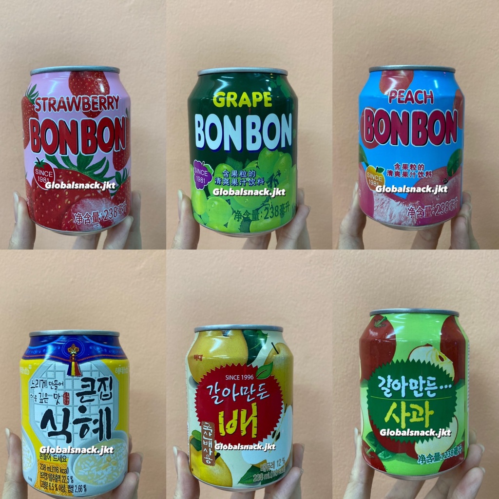 Jual HAITAI BON BON CRUSHED PEAR JUICE / CRUSHED STRAWBERRY / CRUSHED APPLE / GRAPE / PEACH ...