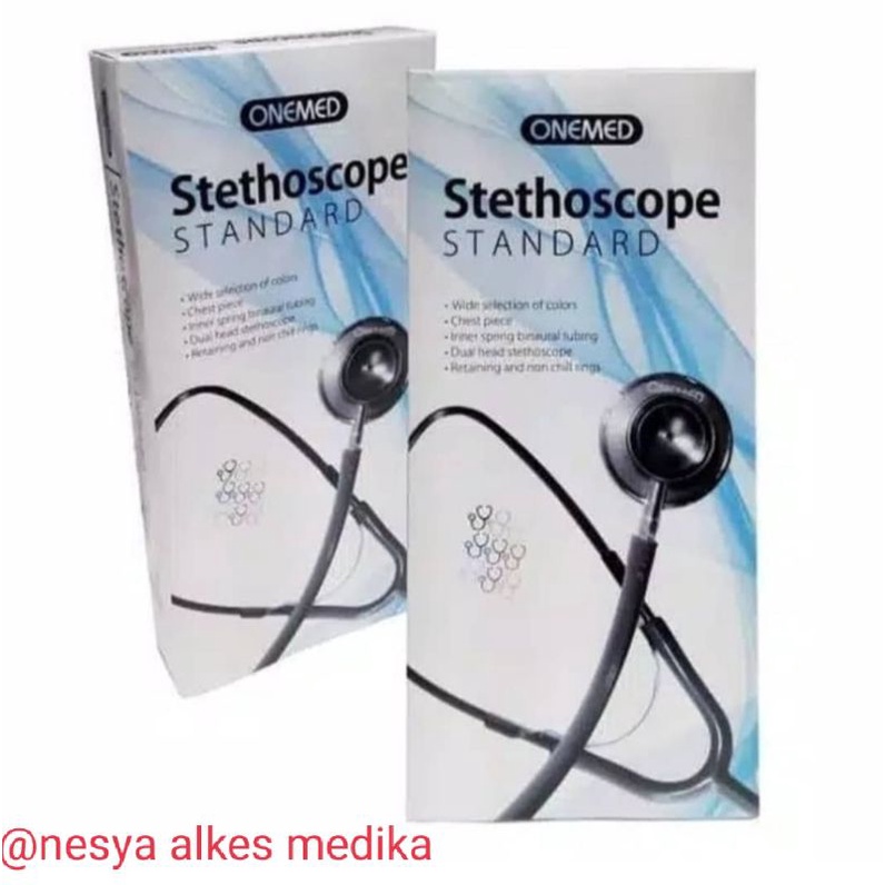 Jual Stetoscop Standart Onemed / Stetoskop Onemed Warna Hitam | Shopee ...