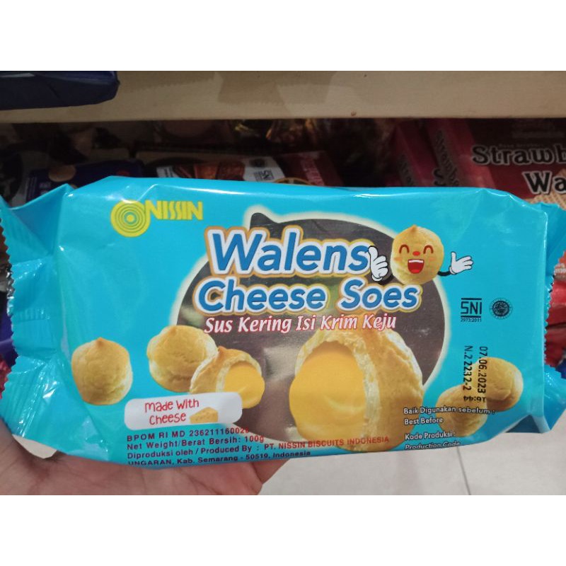 Jual Nissin Walens Sus Kering isi Krim Keju 100gr | Shopee Indonesia