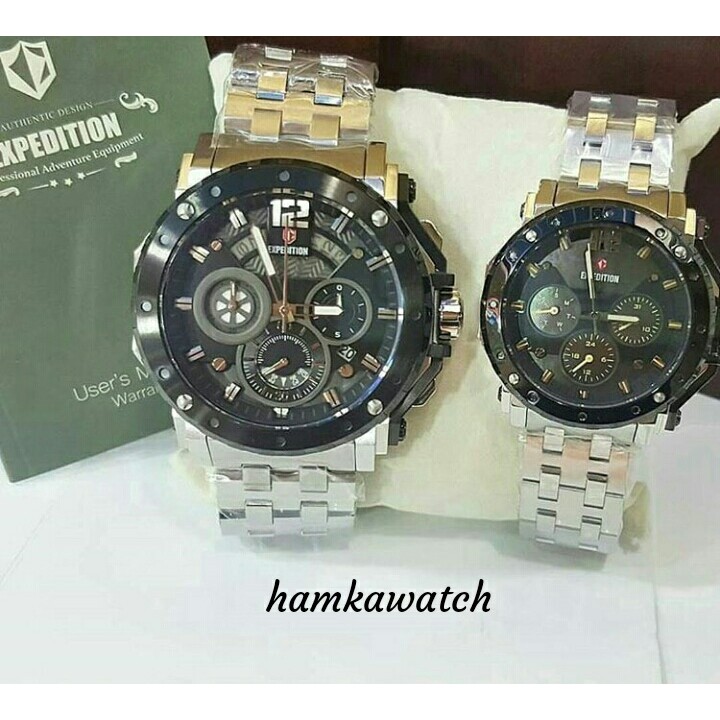 Jual cople !!! jam tangan / Watch_Id expedition Original e6402 | Shopee ...