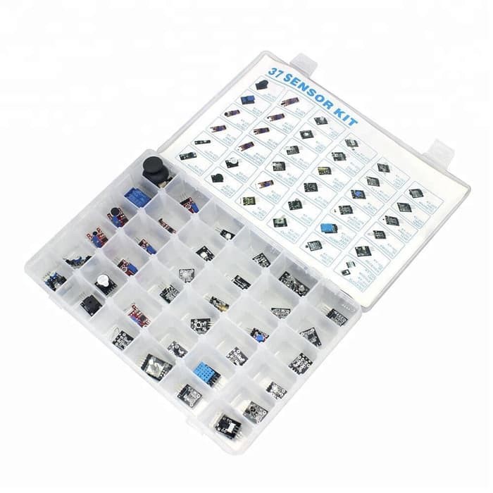 Jual SENSOR KIT 37 IN 1 FOR ARDUINO KITS WITH BOX BOKS MIKA PARTS ...