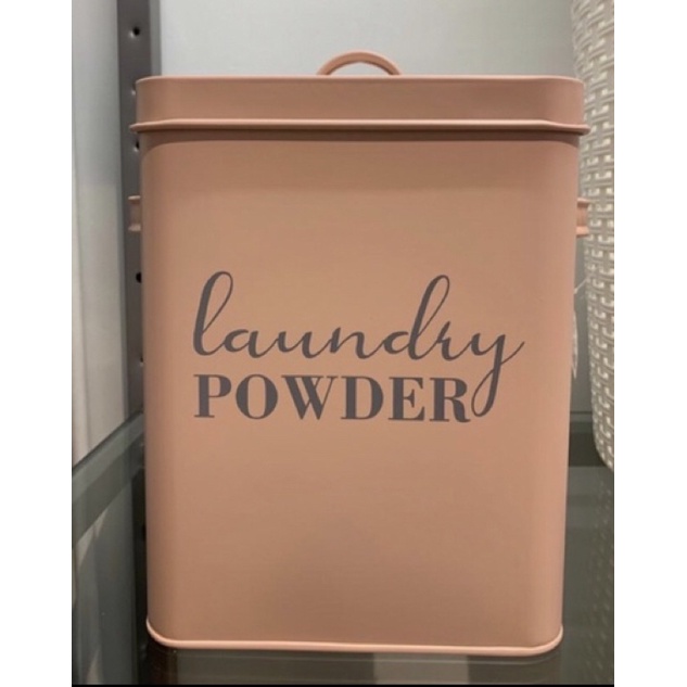 Jual Laundry powder / tempat deterjen green dan cream INFORMA LAUNDRY ...