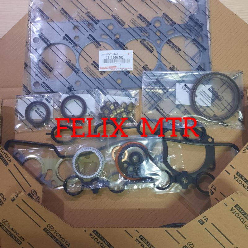 Jual PAKING SET FULL SET PAKING DEKSEL SET TOYOTA AVANZA 1.3 1.300CC NON VVTI | Shopee Indonesia