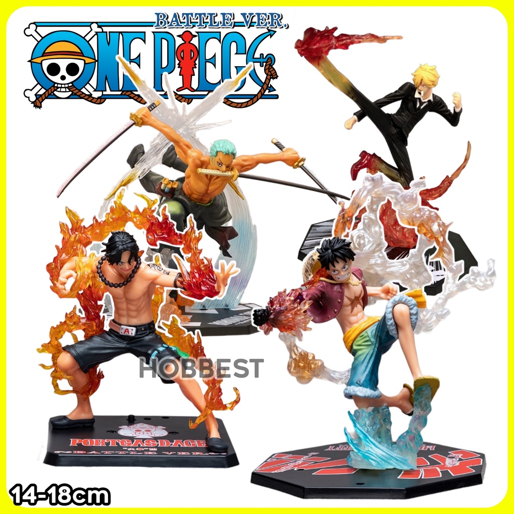 Jual ONE PIECE BATTLE VER : LUFFY & ACE - Action Figure Miniatur ...