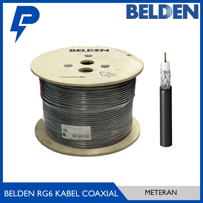 Jual BELDEN KABEL COAXIAL / RG6 meteran | Shopee Indonesia