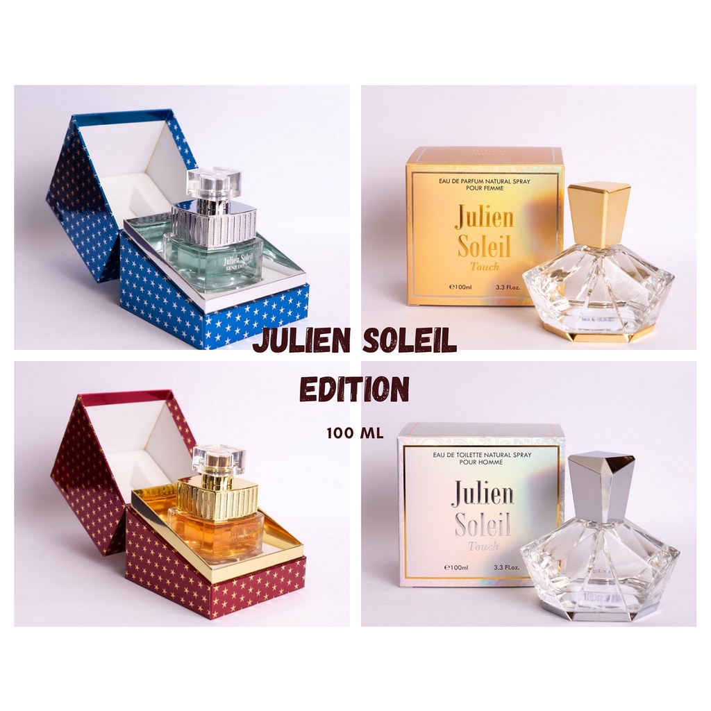 Jual ORIGINAL PARFUME JULIEN SOLEIL WOMAN EDP / MEN EDT 100 ML | Shopee ...