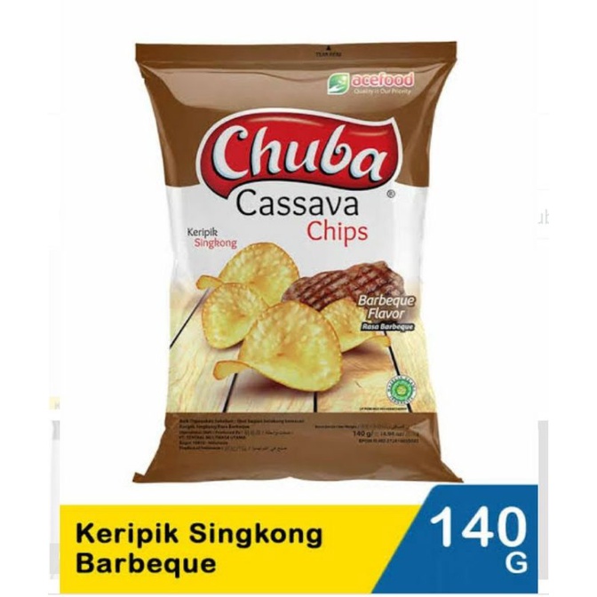 Jual Chuba Cassava Chips Bbq 140g | Shopee Indonesia
