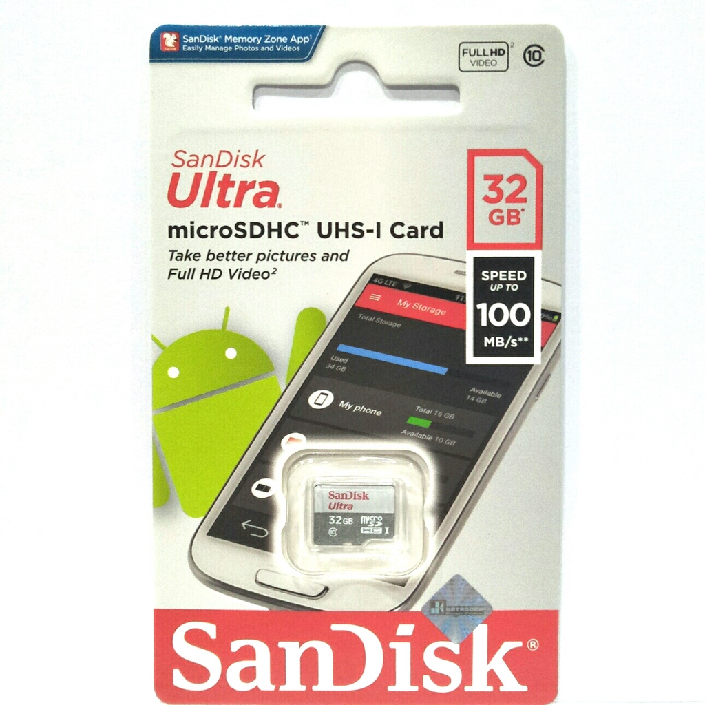 Jual SANDISK MICROSD 16 GB 32GB 64GB TANPA ADAPTER | Shopee Indonesia