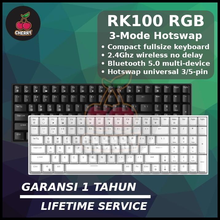 Jual Royal Kludge Rk100 / Rk860 Rgb Wireless Bluetooth Mechanical ...