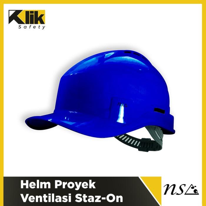 Jual Helmet Helm Topi Proyek Nsa Ventilasi Staz-On Sni | Shopee Indonesia