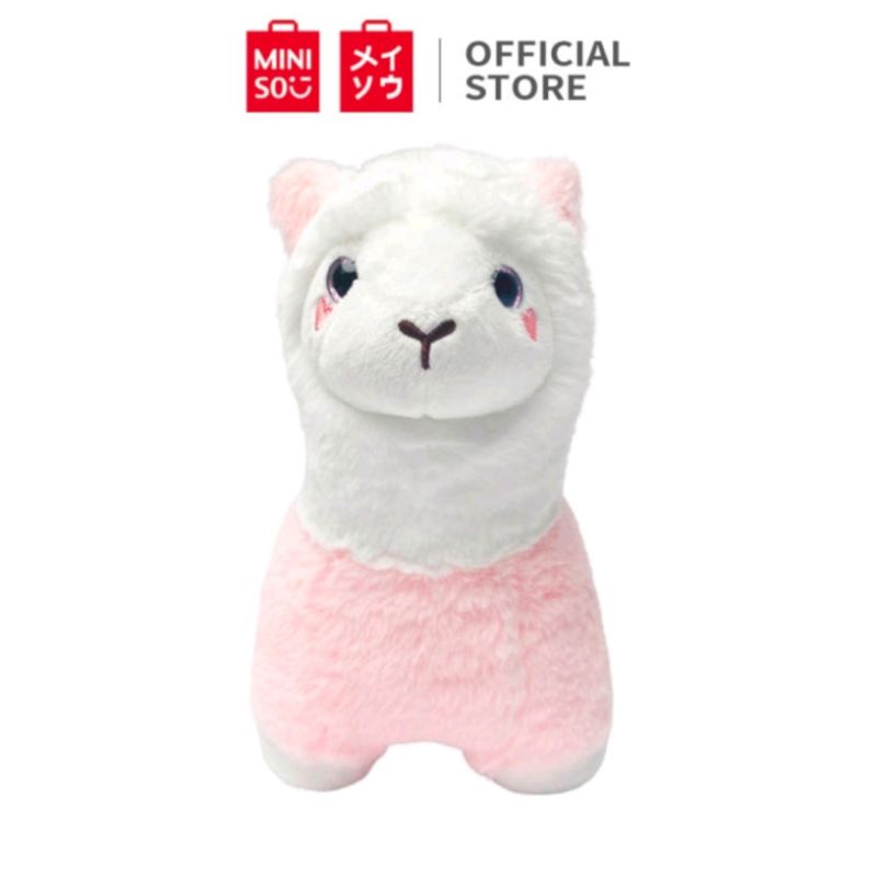 Jual MINISO ALPACA BONEKA 9 INCH SMALL WOOL PLUSH TOY CUTE GRASS MUD ...
