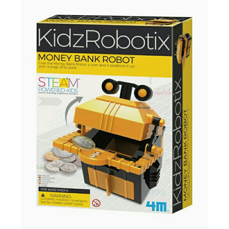 Jual 4M KidZRobotix Money Bank Robot | Shopee Indonesia