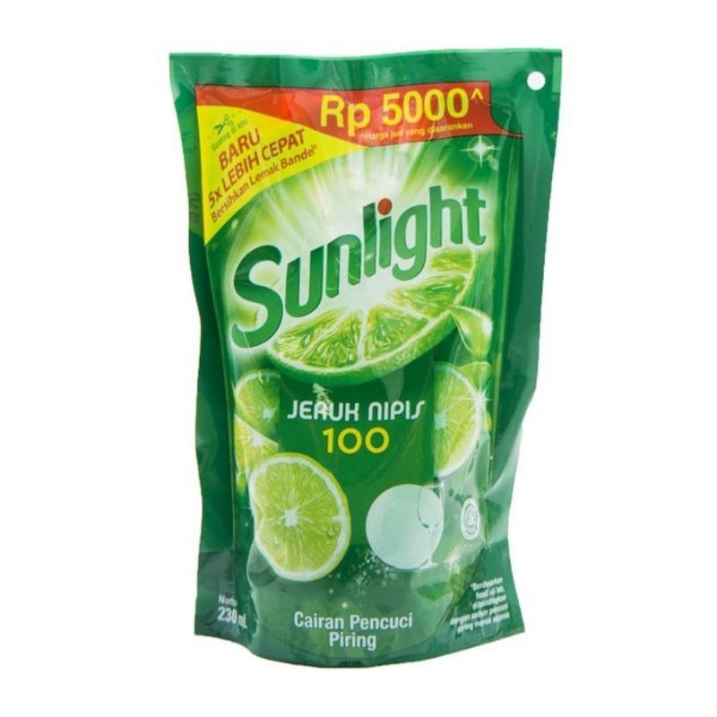Jual Sunlight 5000 Sabun cuci Piring kemasan ekonomis 210ml | Shopee ...