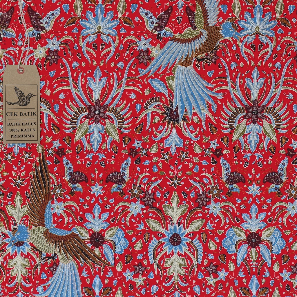 Jual kain batik - Motif Garuda Indonesia (Merah Manis) | Shopee Indonesia