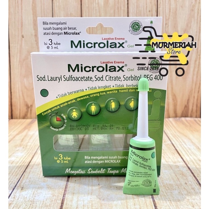 Jual MICROLAX Gel || BOX isi 3 tube @5 ml-Untuk Melancarkan buang Air ...