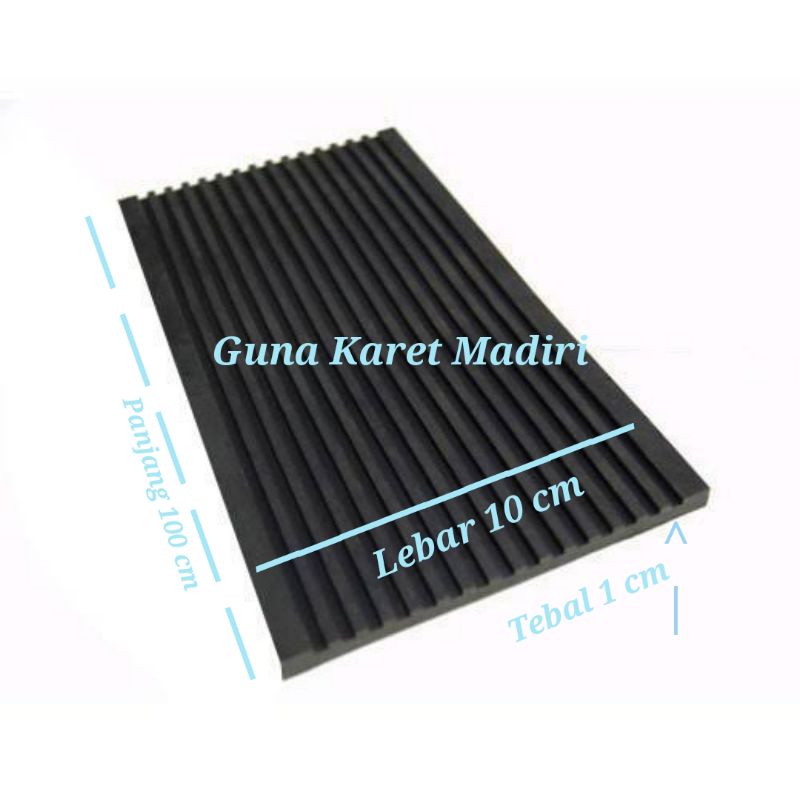 Jual Rubber Pad Karet Tatakan Mesin Ukuran 100 x 10 x 1 cm | Shopee ...