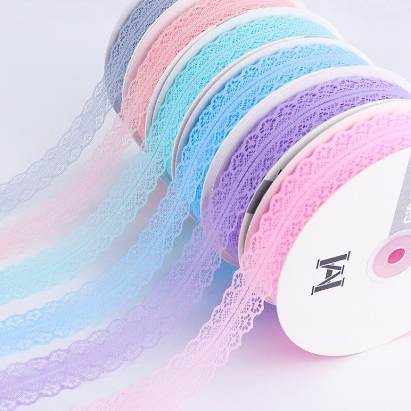 Jual 1 yard (90 cm) Pita Korea 100 Lace ribbon enceran pita renda sz 3 ...