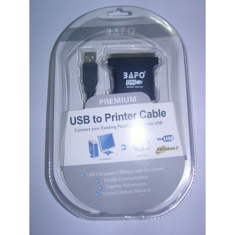 Jual Bafo Kabel Usb To Paralel Printer Cable | Shopee Indonesia