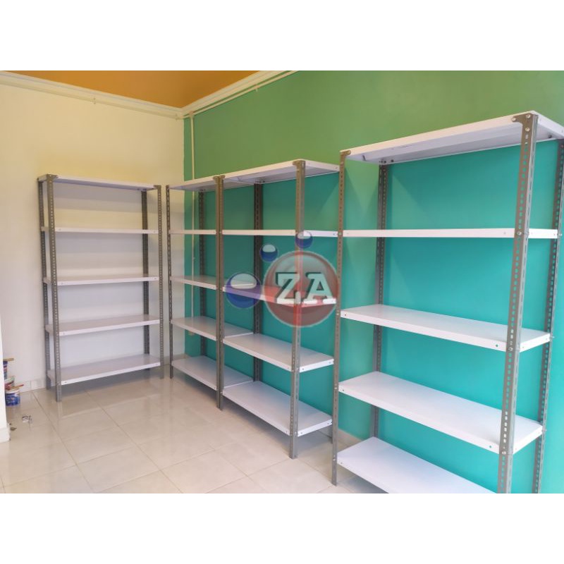 Jual Rak Besi Siku Lubang Gudang Serbaguna 5 Susun 100 x 40 x 200 cm ...