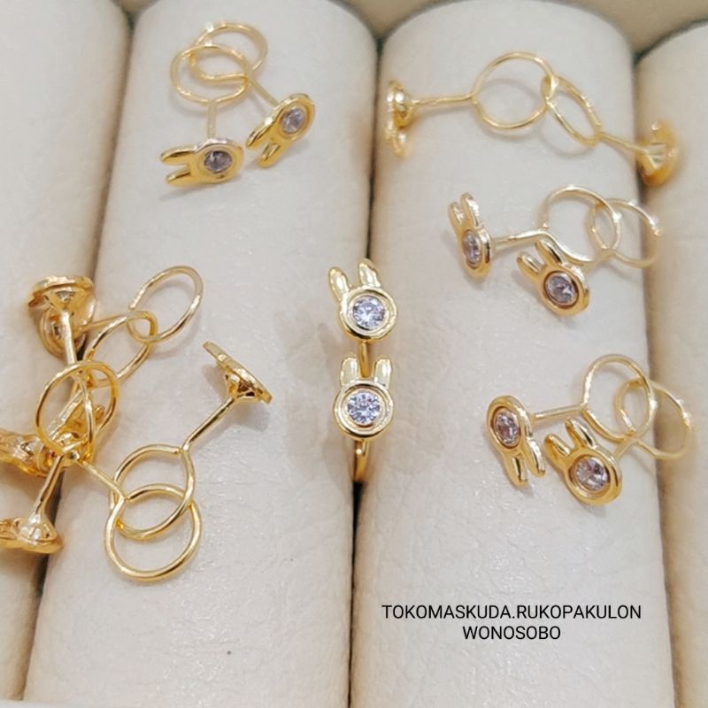 Jual Anting toge (emas asli kadar 375/8k) | Shopee Indonesia