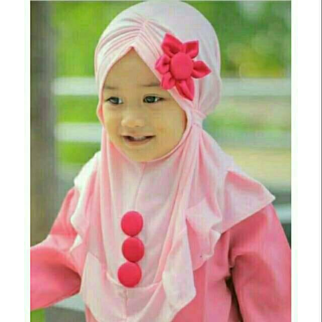 Jual HIJAB ANAK BUNGA HIJAB BAYI HIJAB LUCU | Shopee Indonesia