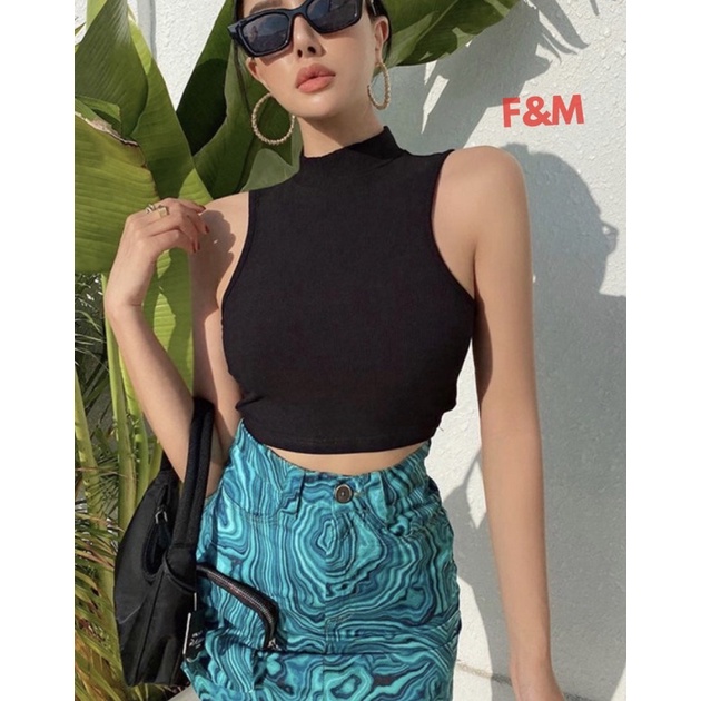 Jual TANKTOP TENKTOP (CT-06) CROPTOP BAJU WANITA BAHAN SPANDEK RAYON ...