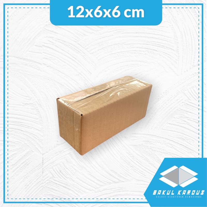 Jual kardus 12x6x6 cm kardus hp | box | karton | kardus polos | kardus ...