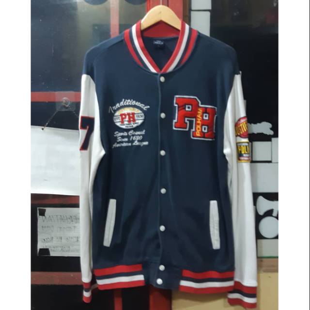Jual POLHAM VARSITY JACKET | Shopee Indonesia