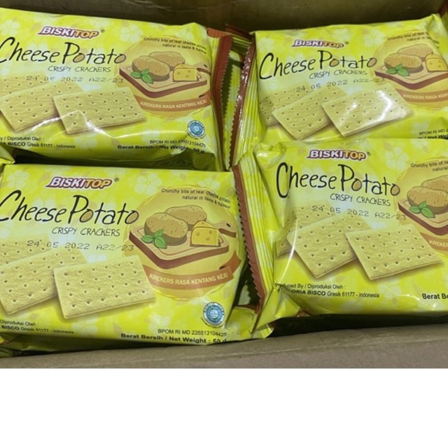 Jual Biskitop cheese potato dan onion potato | Shopee Indonesia