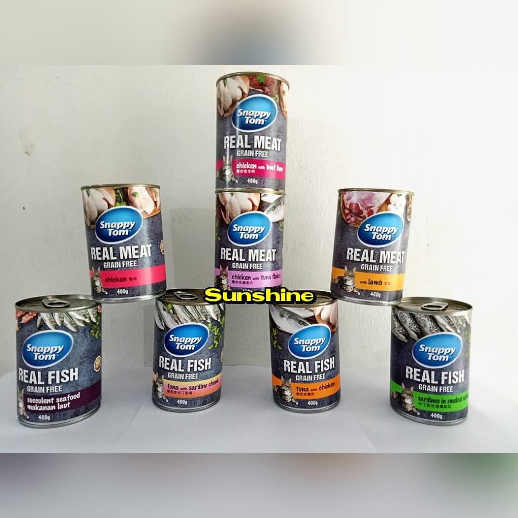 Jual Snappy Tom Can 400gr All Varian - Makanan Basah Kaleng Kucing ...