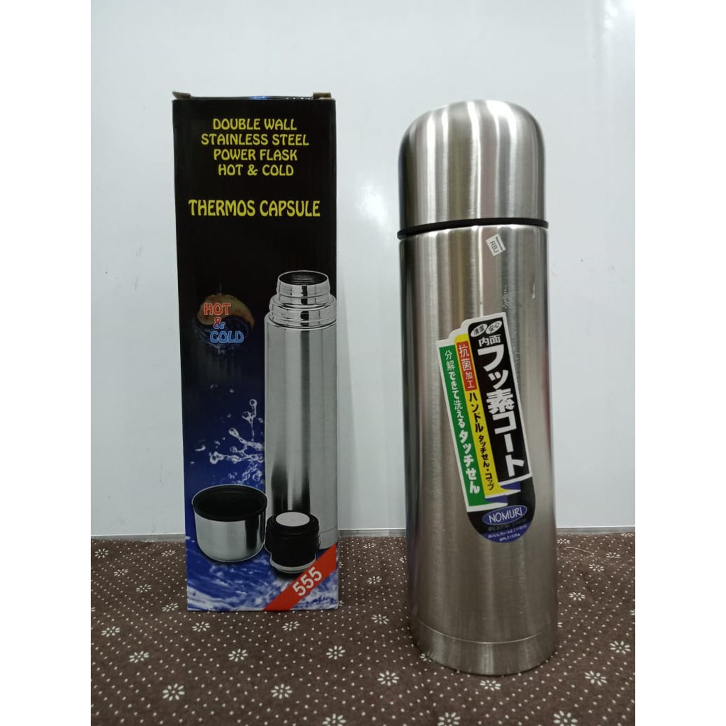 Jual TERMOS AIR / TERMOS CAPSULE / POWER FLASK 1 LITER / THERMOS VACUUM ...
