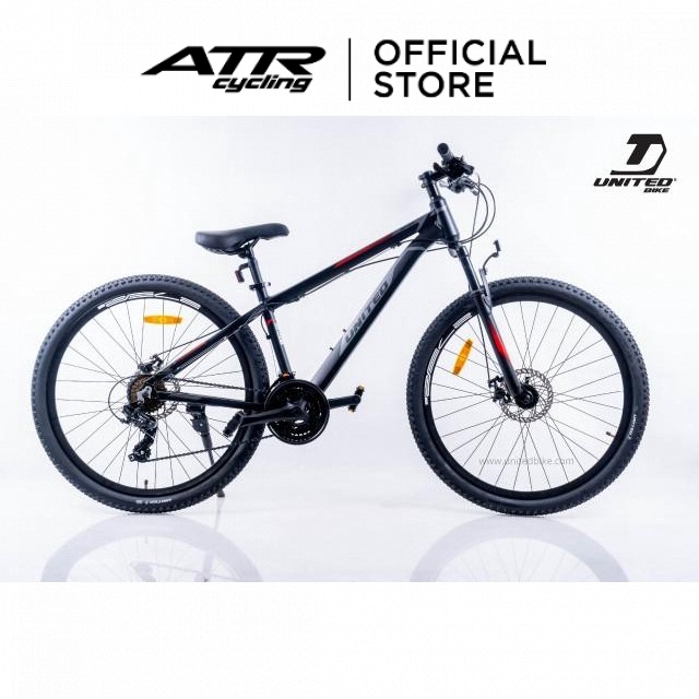 Jual United Bike Sepeda Gunung Detroit Neo 1 27.5 Inch (Hitam-Merah-Abu ...