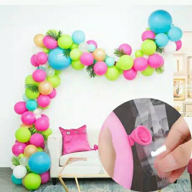 Jual STRIP BALON / CHAIN BALON/RANTAI BALON/PENGIKAT BALON DEKORASI ...