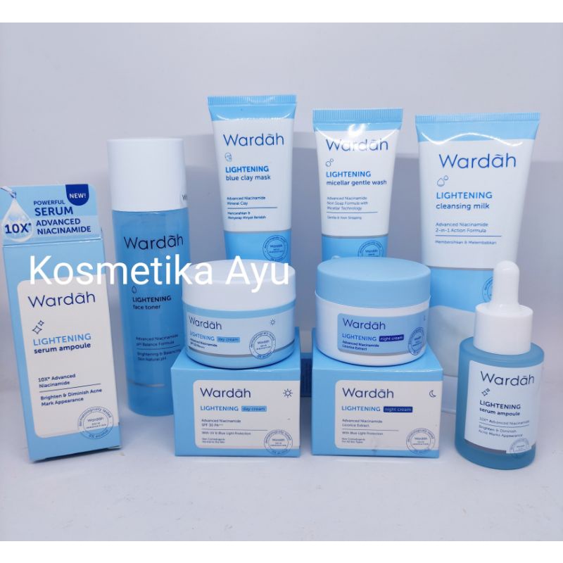 Jual Paket Wardah Lightening Skincare Besar/ Wardah Original/ Wardah ...