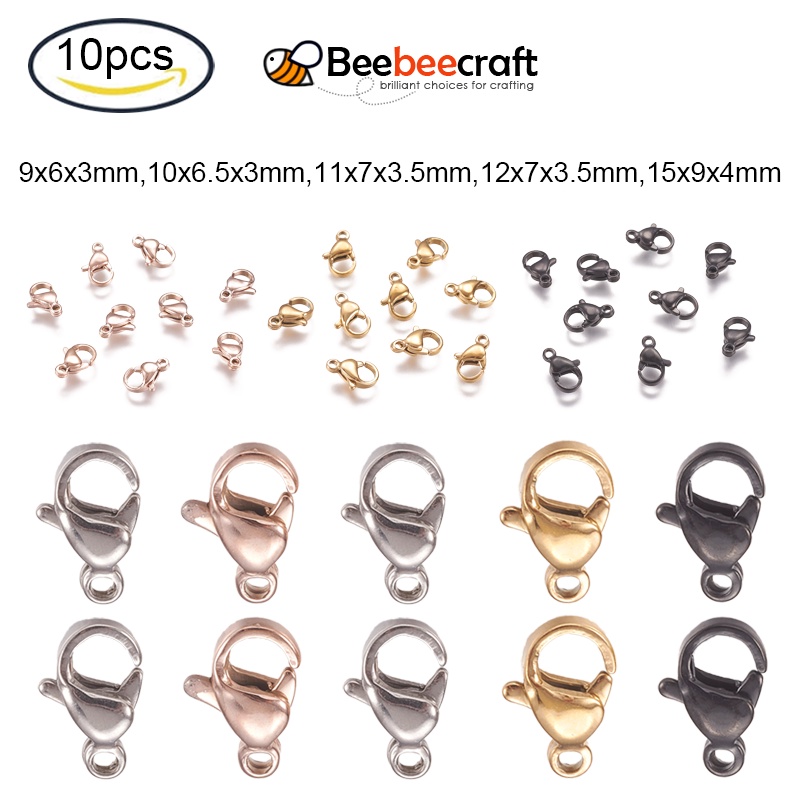 Jual Beebeecraft 10pcs / Set Capit Lobster Bahan Stainless Steel 304 ...